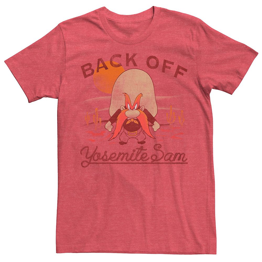 Men's Yosemite Sam Back Off Distorted Tee