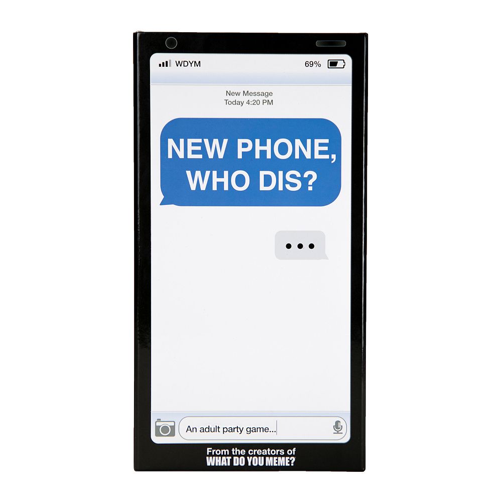 New Phone, Who Dis? Adult Party Game by What Do You Meme?