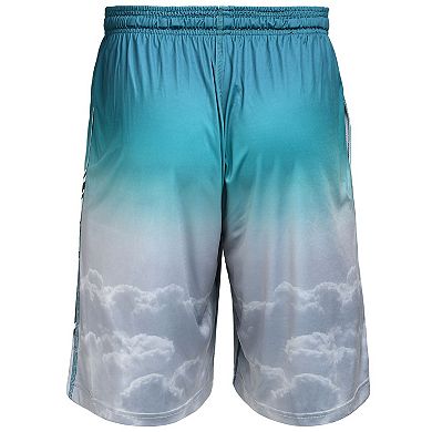 Men's Heathered Gray Philadelphia Eagles Gradient Big Logo Training Shorts