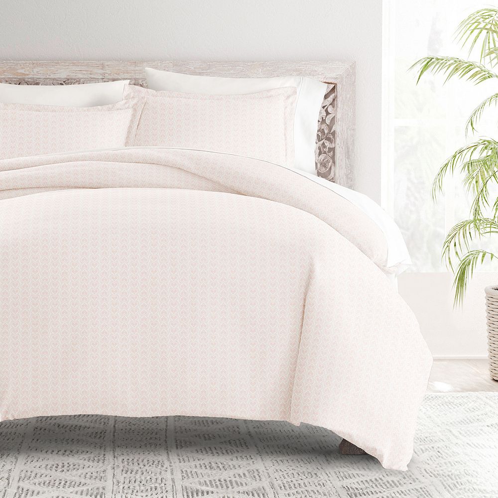 Home Collection Premium Ultra Soft Pink Pattern Duvet Cover Set