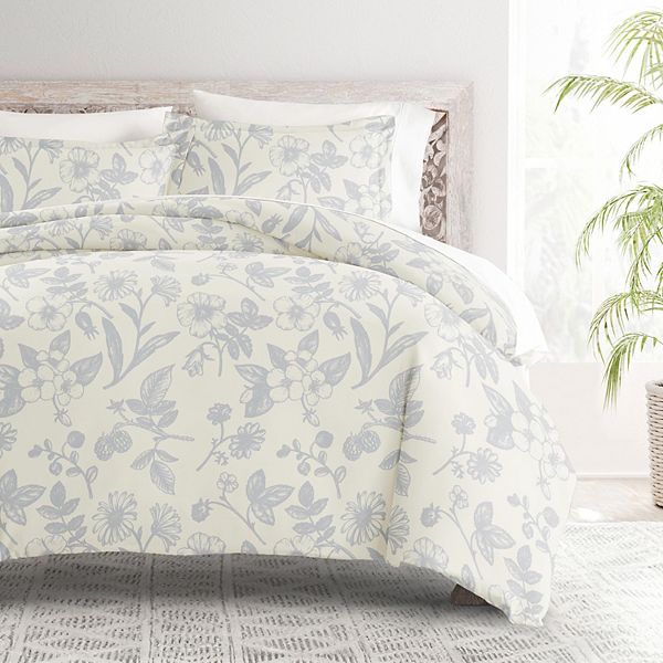 Home Collection Premium Ultra Soft Garden Pattern Duvet Cover Set