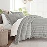 Home Collection Premium Ultra Soft Ribbon Pattern Duvet Cover Set