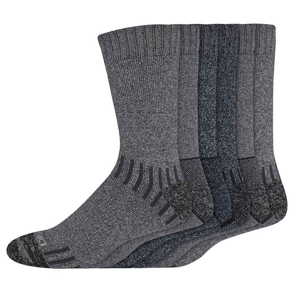 Men's Dickies 6-Pack Trekker Outdoor Moisture-Control Crew Socks