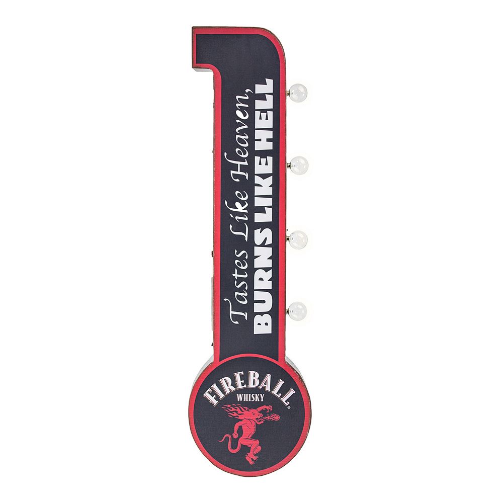 American Art Décor Fireball Whisky LED Marquee Wall Decor