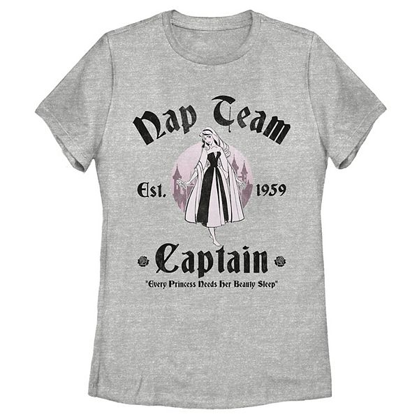 Disney's Sleeping Beauty Juniors' Aurora Nap Team Captain Tee
