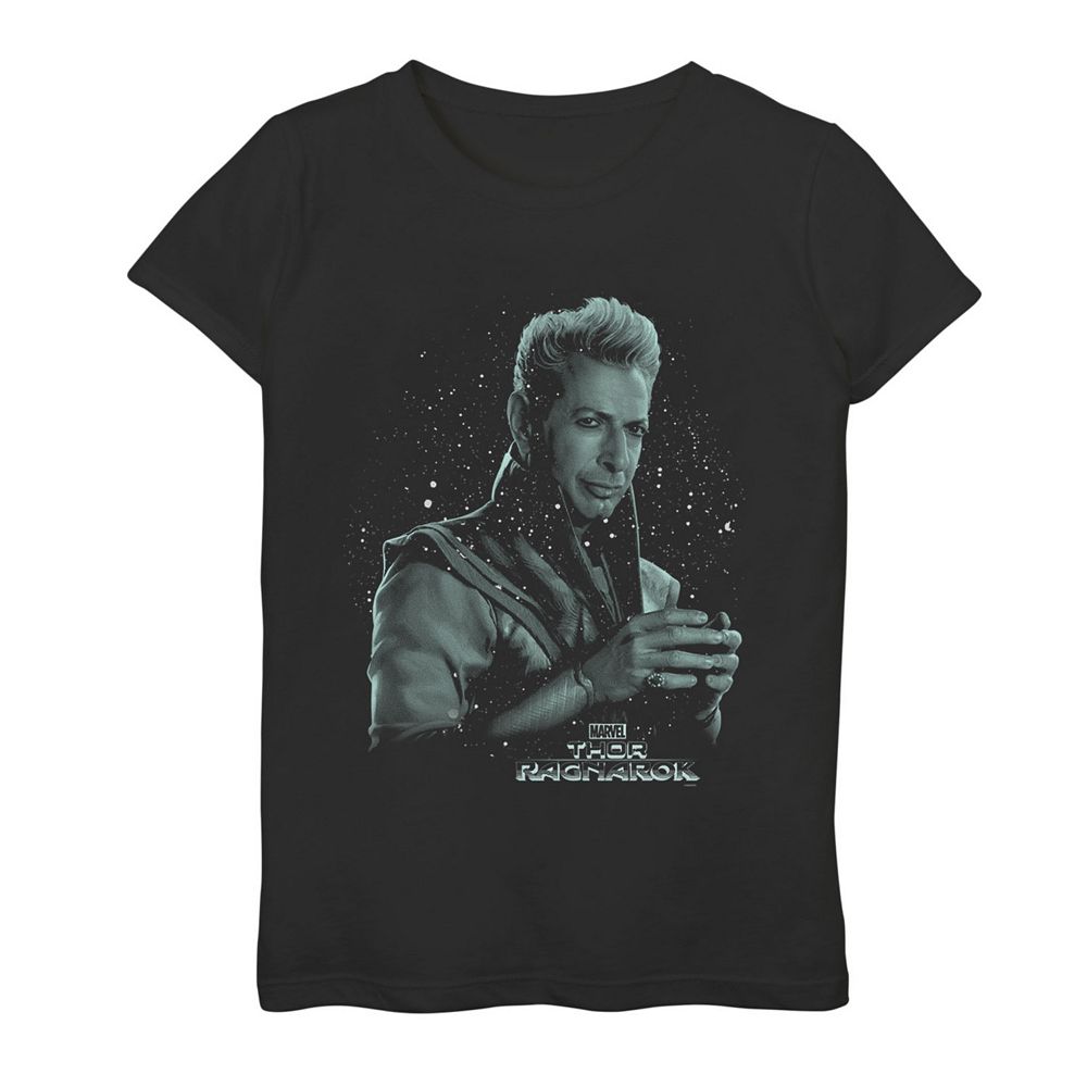 Girls 7-16 Marvel Thor Ragnarok The Grandmaster Devious Stare Graphic Tee