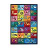 World Rug Gallery Educational Alphabet Kids Rug