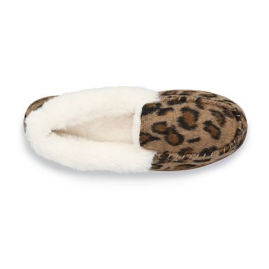 Women's Sonoma Goods For Life® Leopard Print Moccasin Slippers
