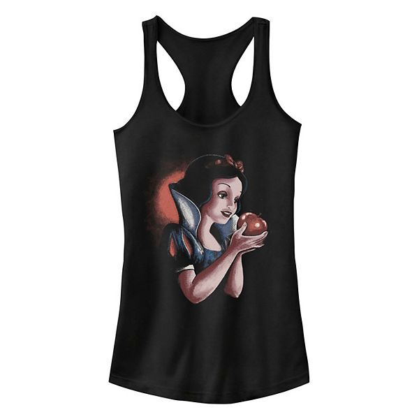 Juniors' Disney's Snow White Distressed Portrait Tank Top