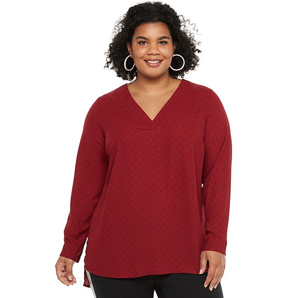 Plus Size EVRI™ High-Low Hem Tunic