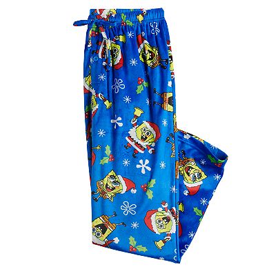 Men's Spongebob Mistletoe Pajama Pant