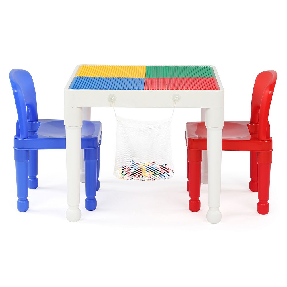 Humble Crew 2-in-1 Square Construction Table & 2 Chairs Set
