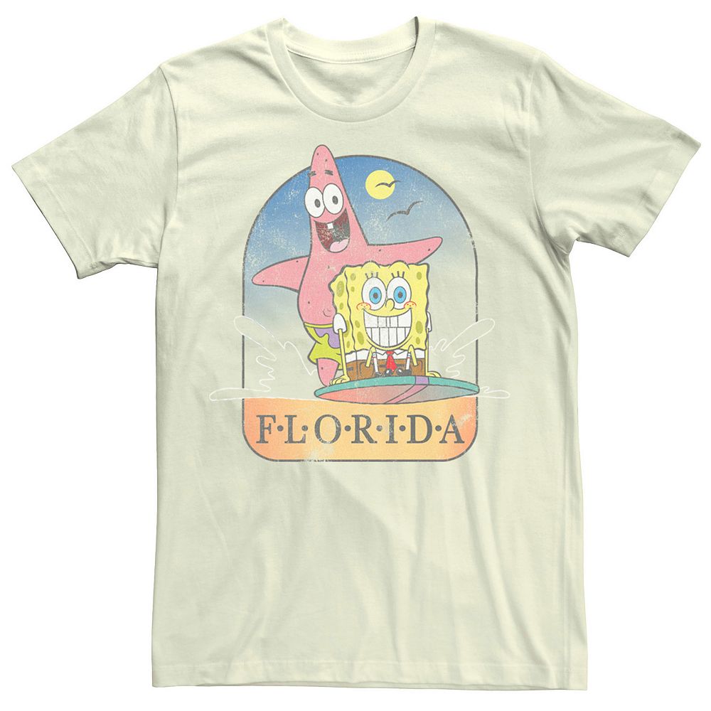 Men's Nickelodeon SpongeBob SquarePants Patrick Florida Surf Poster Tee