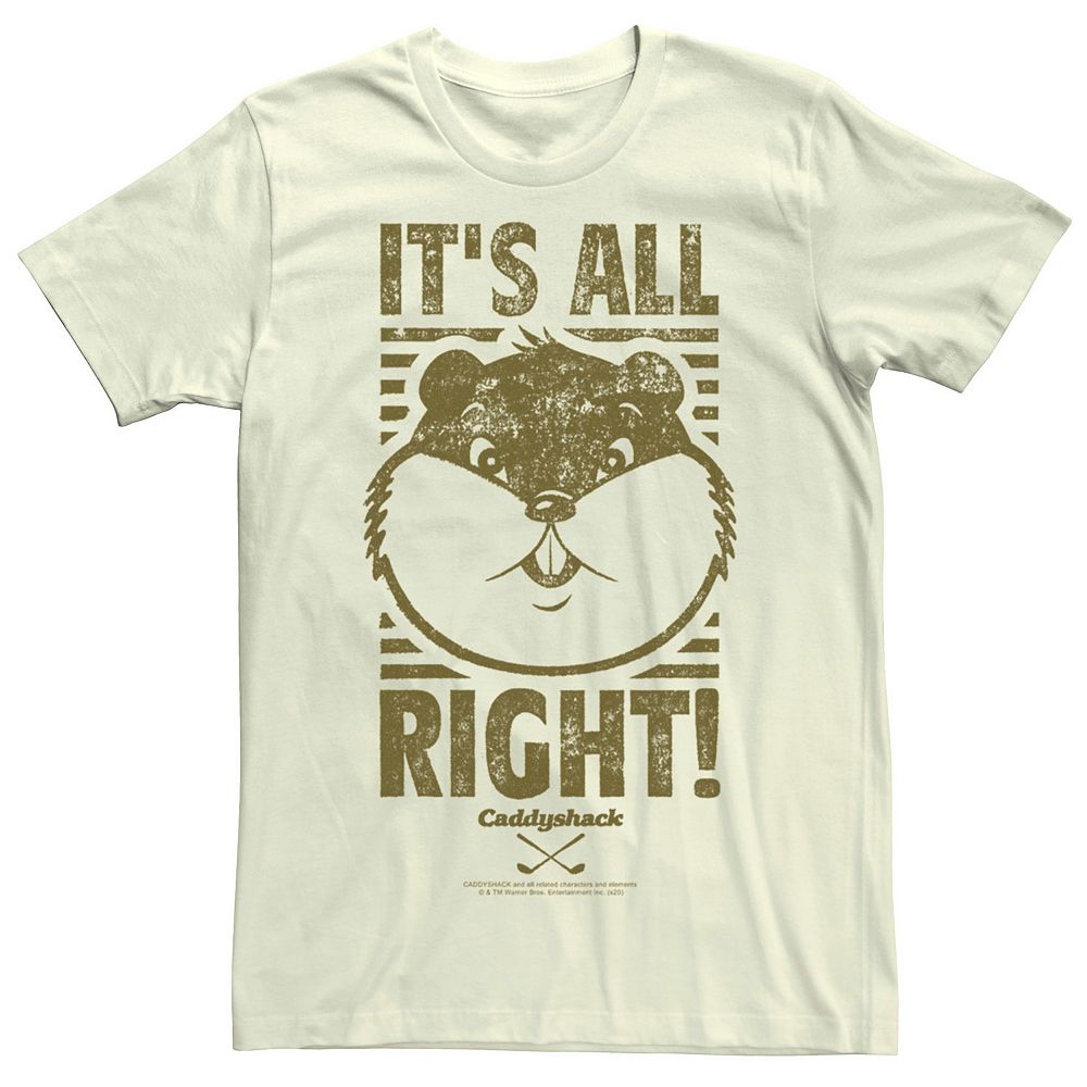 Men's Caddyshack Gopher "It's All Right!" Tee