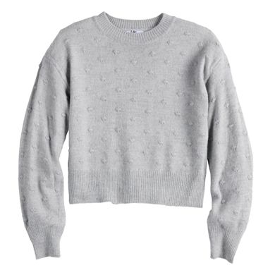 Juniors' Vylette™ Bauble Stitch Sweater