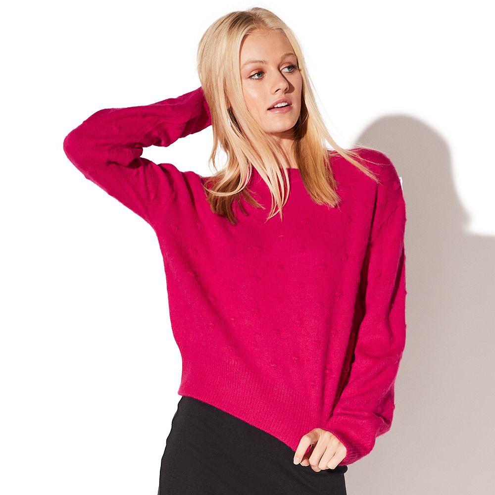 Juniors' Vylette™ Bauble Stitch Sweater