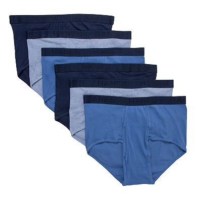 Big & Tall Hanes Ultimate® 6-pack Full-Cut Big Man Briefs 2XL