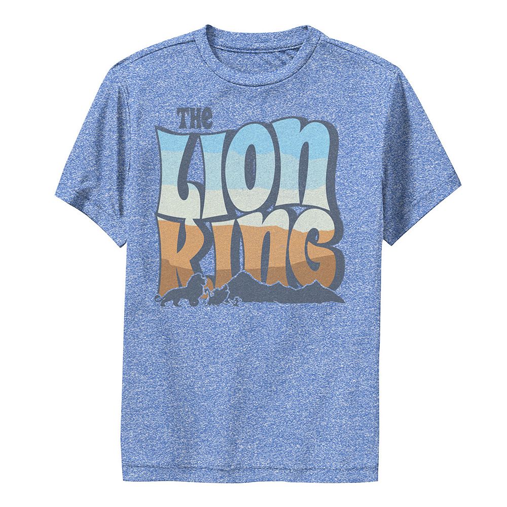 Disney's The Lion King Boys 6-20 Color Grade Retro Logo Performance ...