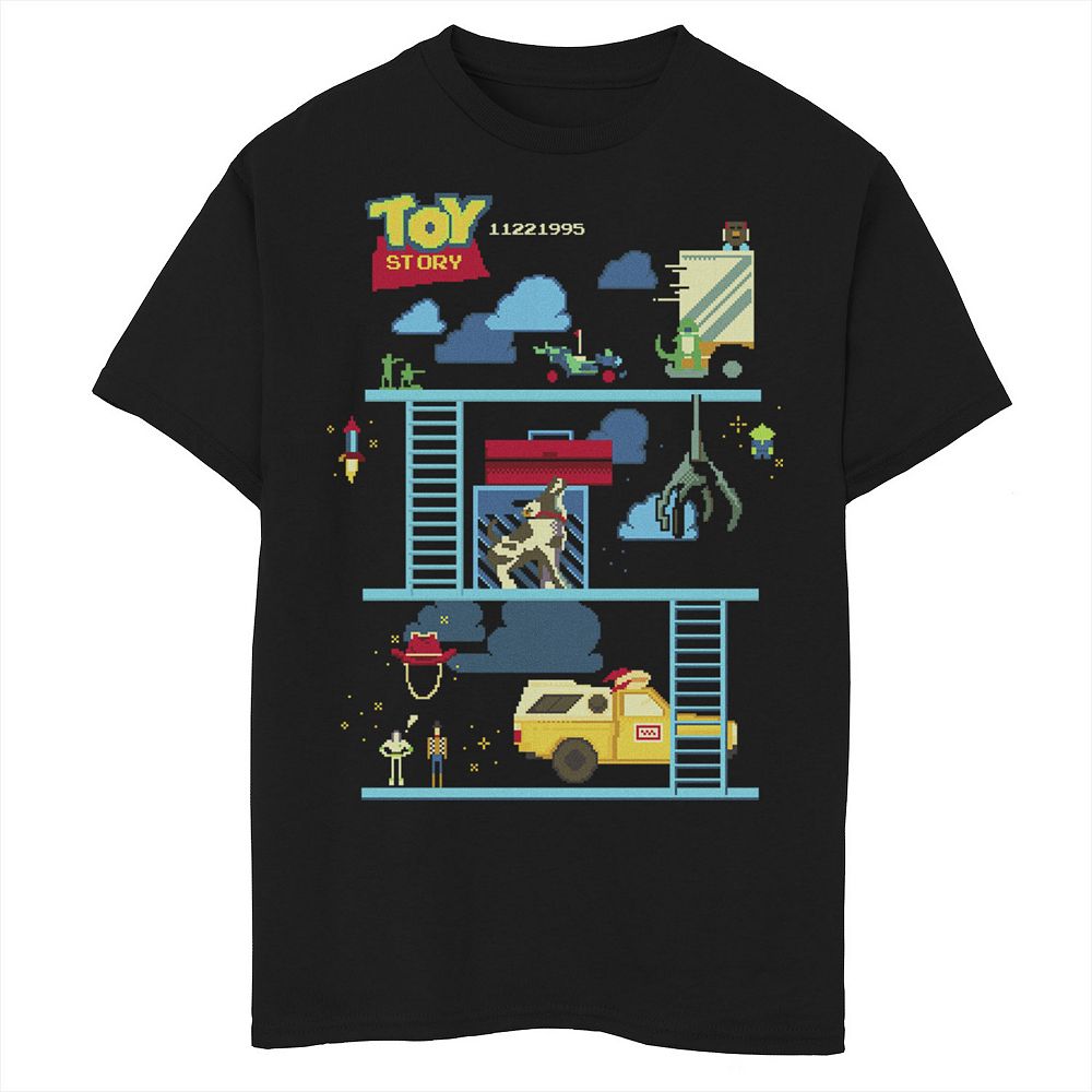Disney / Pixar's Toy Story Boys 6-20 8-Bit Classic Game Graphic Tee