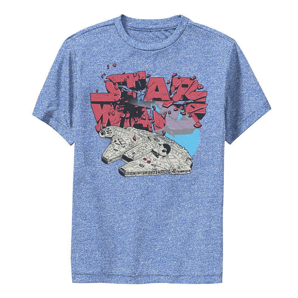 Boys 6-20 Star Wars Millennium Falcon Crash Logo B1P Performance ...