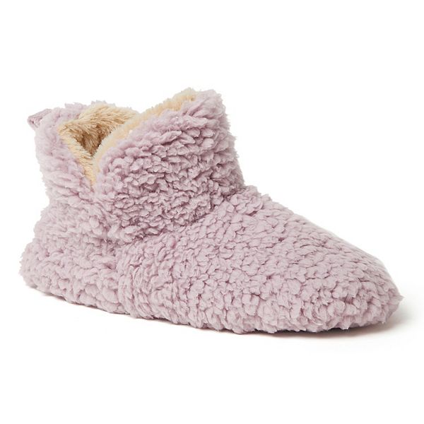 Women's Dearfoams Chelsea Furry Quilted Bootie Slippers