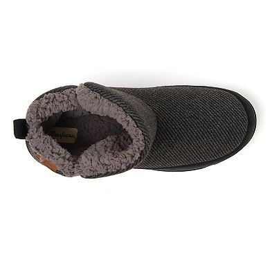 Dearfoams James Woven Men's Bootie Slippers