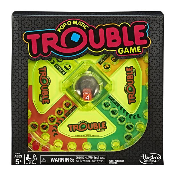 Trouble Board Game Logo
