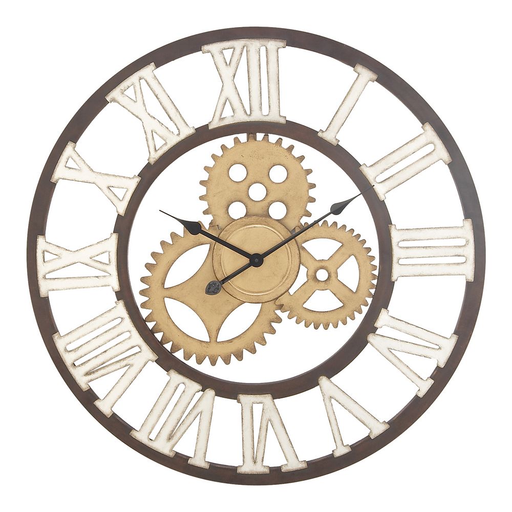 Stella & Eve Industrial Gear Wall Clock