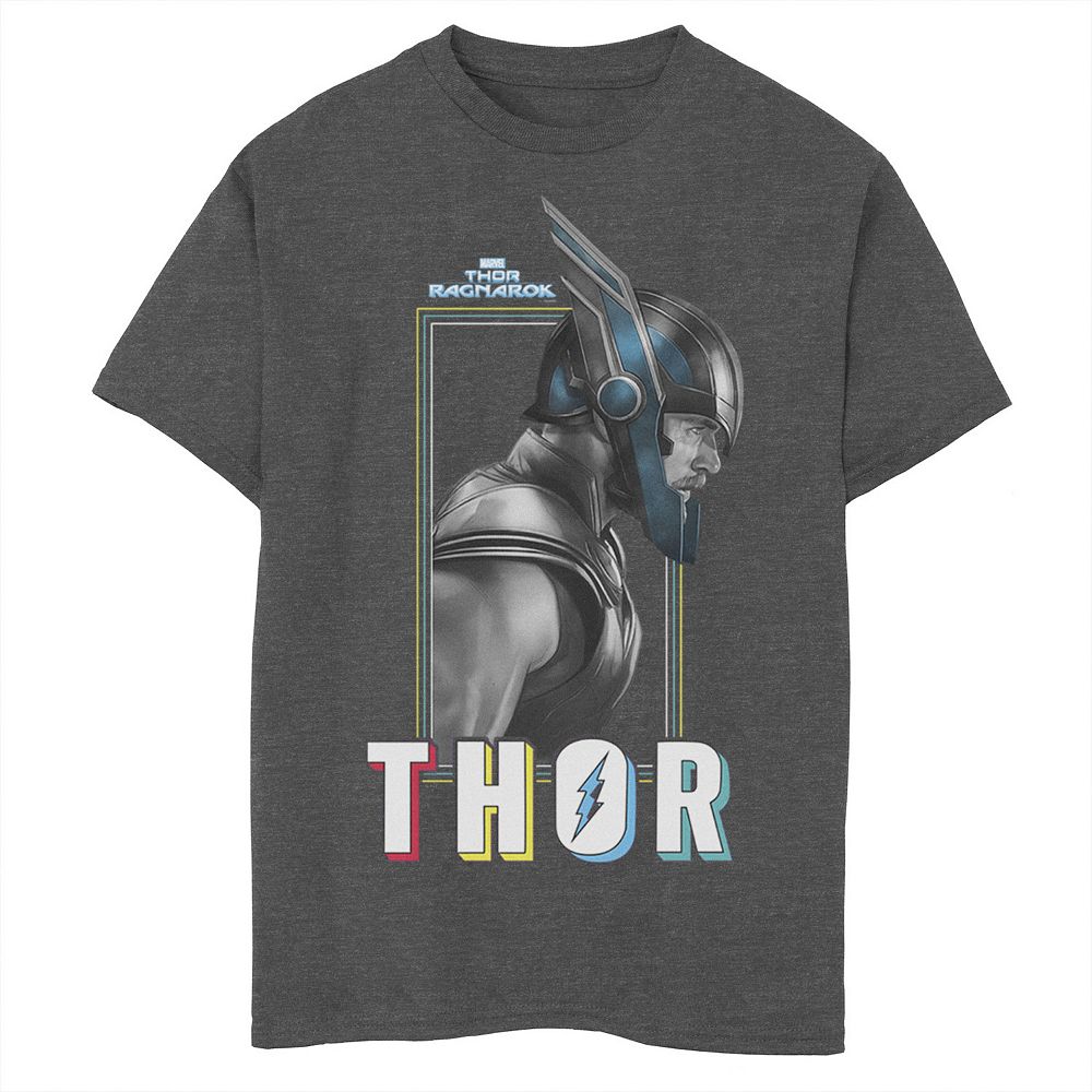 Boys 6-20 Marvel Thor Ragnarok Thor Profile Portrait Graphic Tee