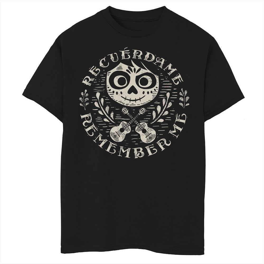 Disney / Pixar's Coco Boys 6-20 Remember Me Sugar Skull Circle Logo ...