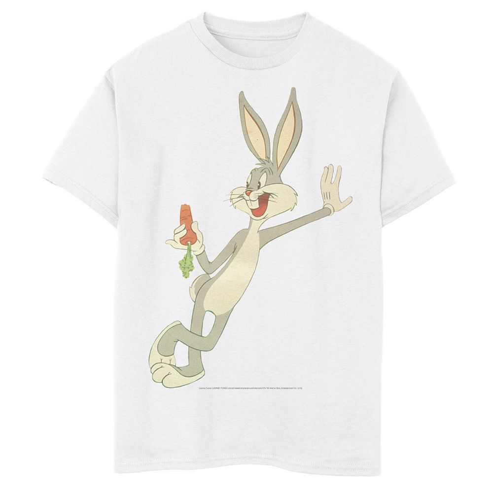 Boys 6-20 Looney Tunes Bugs Bunny Cheers Retro Portrait Graphic Tee