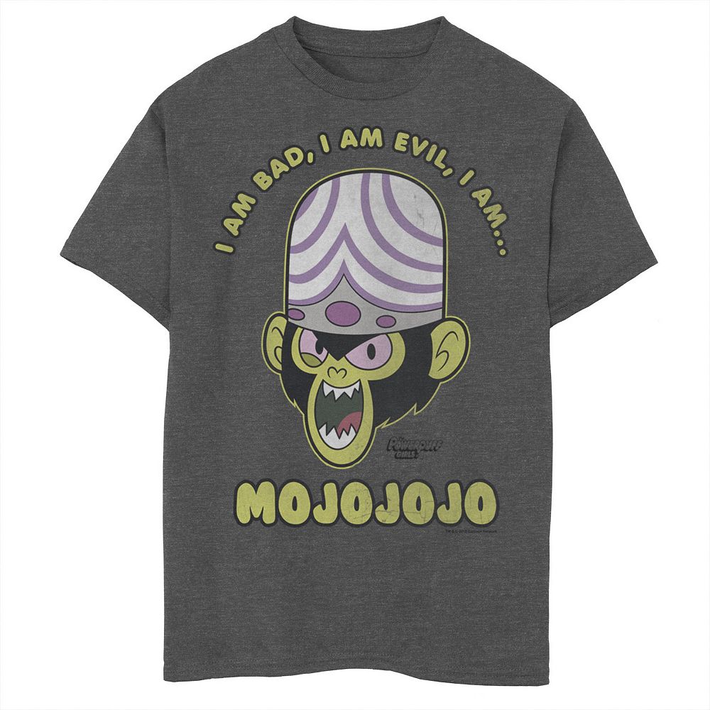 Boys 8-20 Cartoon Network Mojo Intro I Am Bad, I Am Evil, I Am... MOJOJOJO Graphic Tee