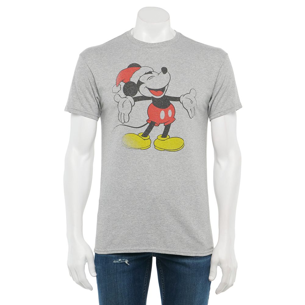 Men's Mickey Mouse Santa Tee
