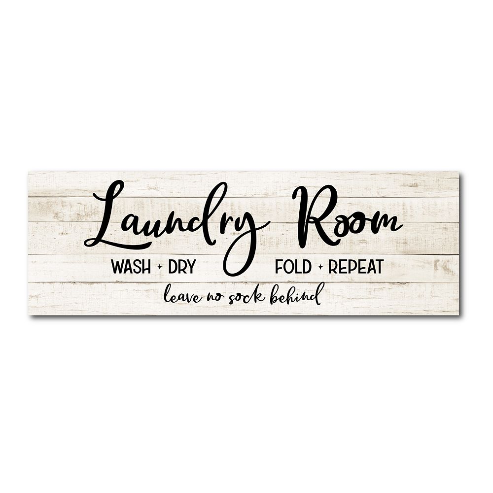 COURTSIDE MARKET Laundry Room Gallery Horizontal Canvas Wall Art