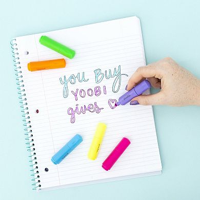 Yoobi Multicolor Mini Highlighters - 10 Pack