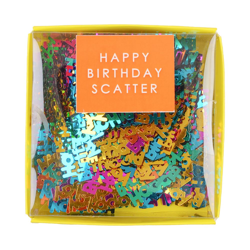 Table Fun Rainbow "Happy Birthday" Scatter