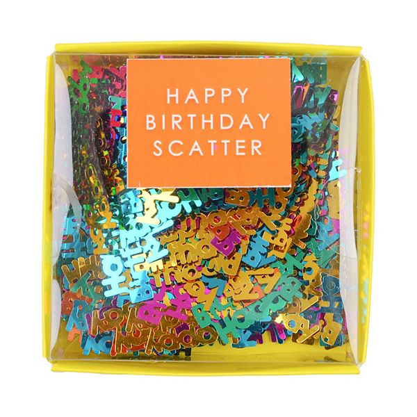 Table Fun Rainbow "Happy Birthday" Scatter