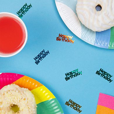 Table Fun Rainbow "Happy Birthday" Scatter