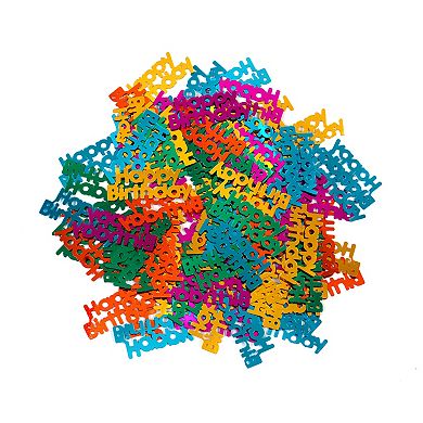 Table Fun Rainbow "Happy Birthday" Scatter