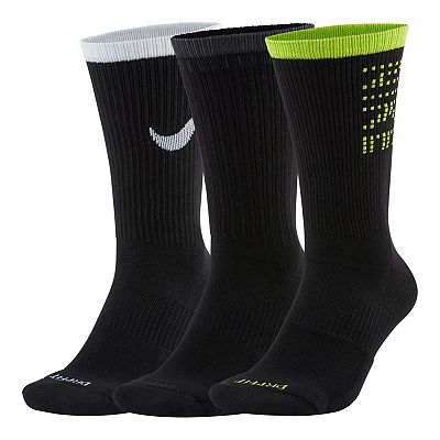 Men s Nike Everyday Plus Cushioned Training 3 Pack Crew Socks