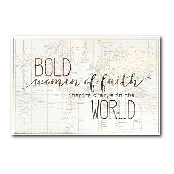 COURTSIDE MARKET Bold New World Gallery Canvas Wall Art