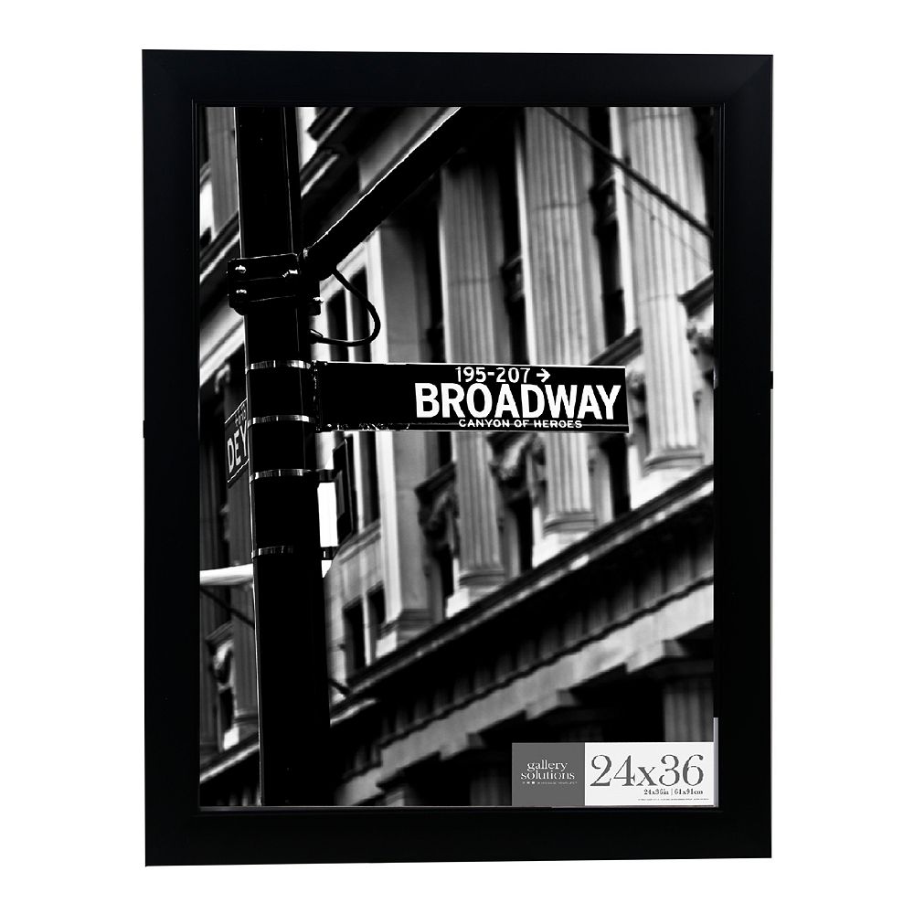 Pinnacle Frames and Accents Black Inner Ridge Wall Frame