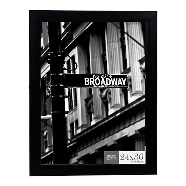 Pinnacle Frames and Accents Black Inner Ridge Wall Frame