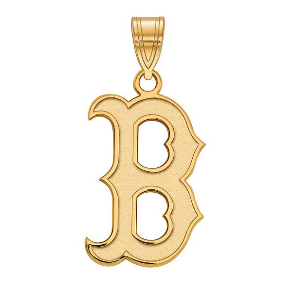 LogoArt 10k Gold Boston Red Sox Large Pendant