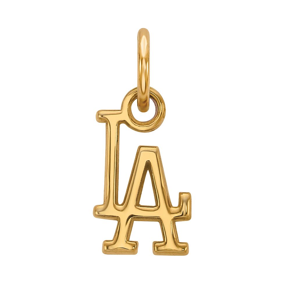 LogoArt Sterling Silver Los Angeles Dodgers Extra-Small Pendant