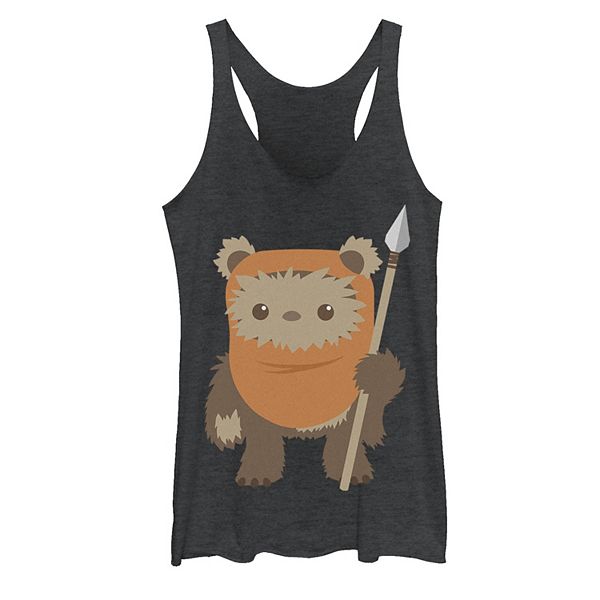 Juniors' Star Wars Wicket Ewok Chibi Kawaii Cute Tank Top
