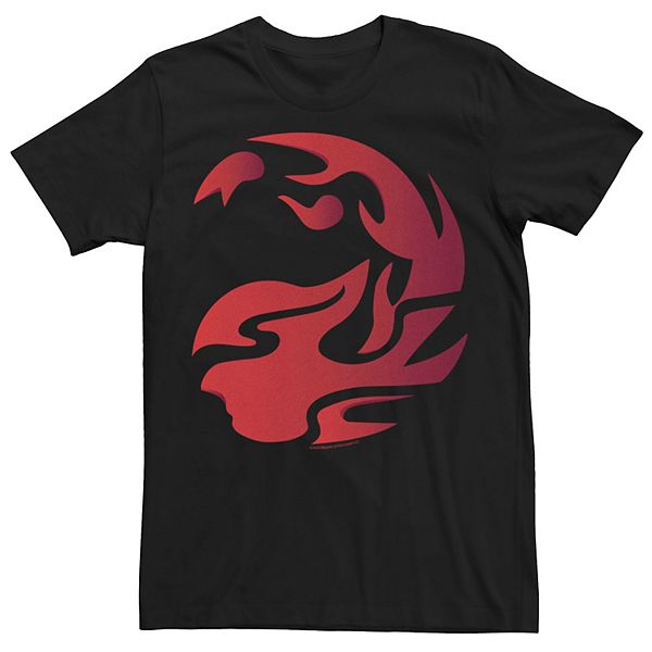 Men's Magic The Gathering Red Mana Symbol Logo Tee
