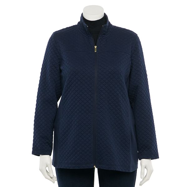 Plus Size Croft & Barrow® Quilted Jacket