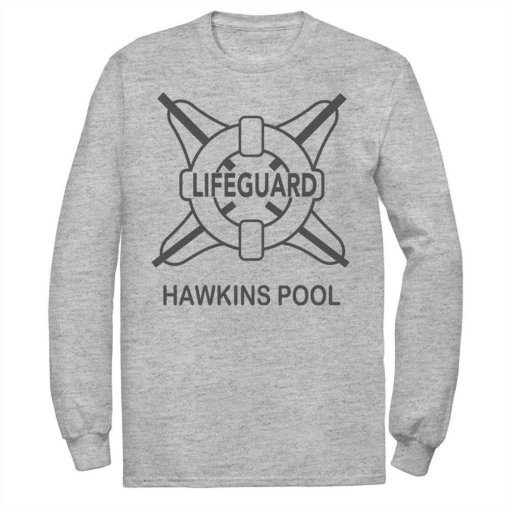 Men's Netflix Stranger Things Hawkins Pool Lifeguard Logo Tee