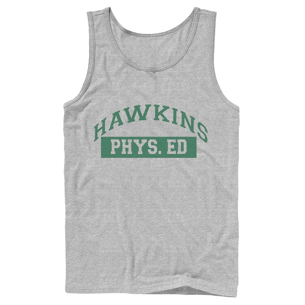 Men's Netflix Stranger Things Hawkins Phys. Ed Logo Tank Top